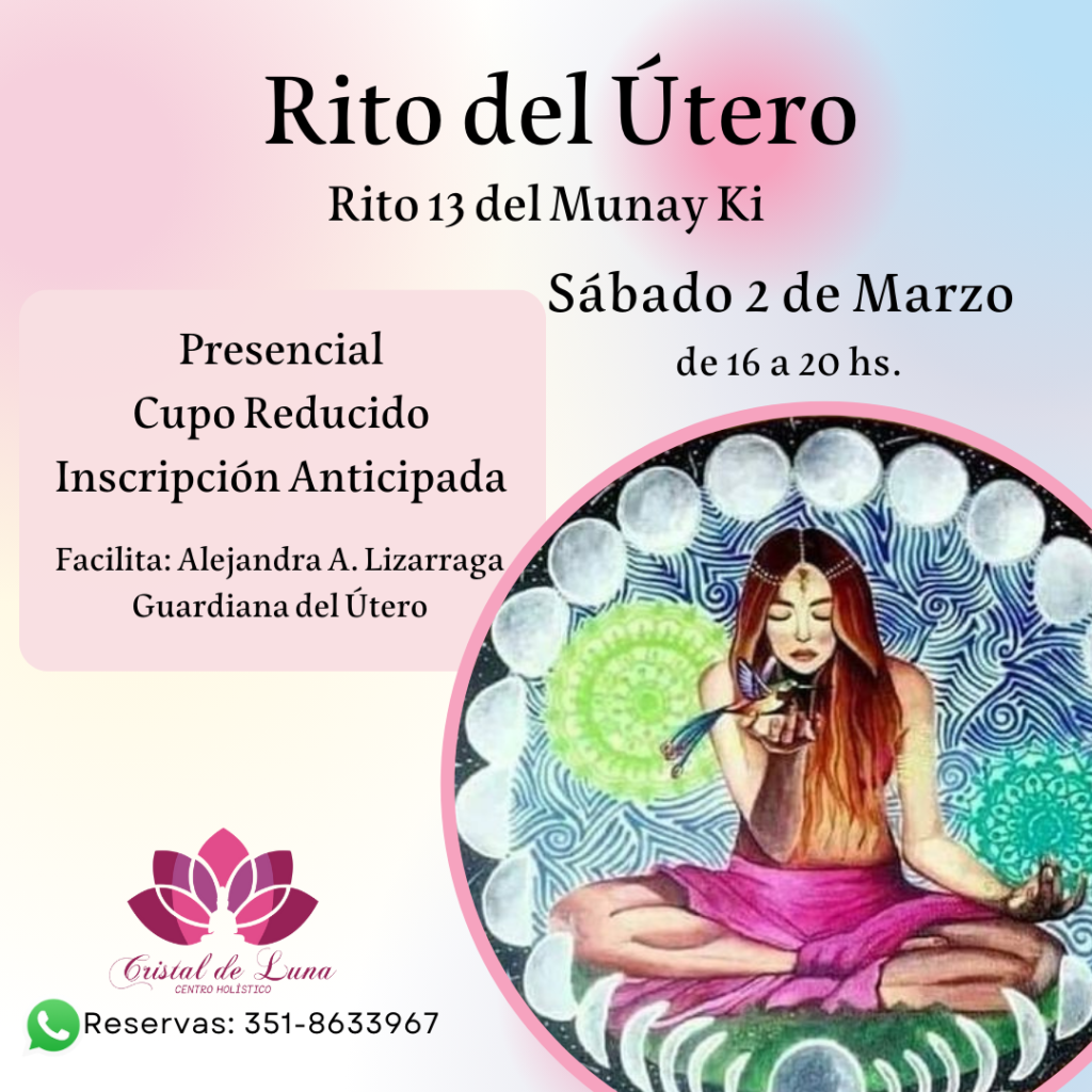 RITO DEL ÚTERO – Cristal de Luna Centro Holístico